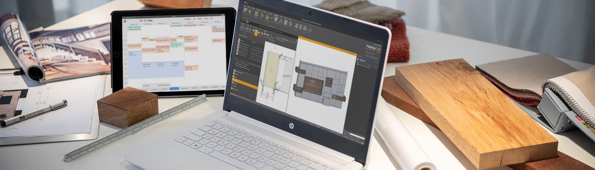 Planen mit unserer 3D Planungssoftware für Inneneinrichtung - Palette CAD